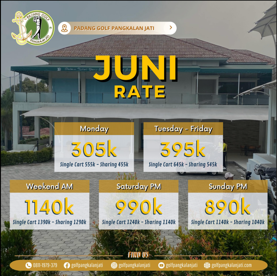 Golf Pangkalan Jati || Lets Swing Together